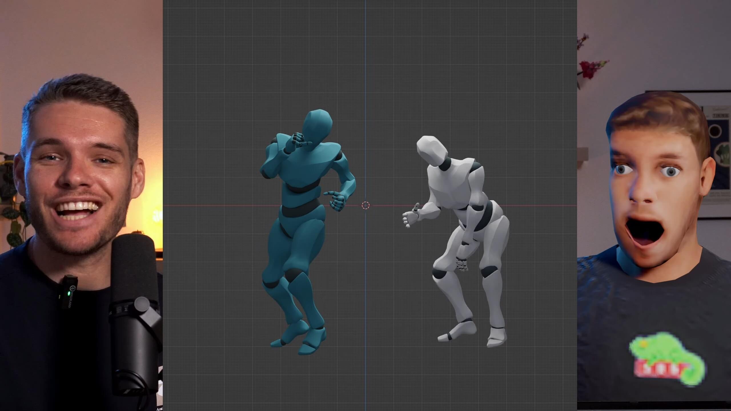 Can AI beat an experienced 3D Artist at Blender? Kaizen Tutorials challenges AI to an animation ...